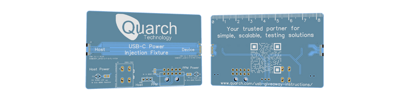 USB giveaway instructions - Quarch Technology